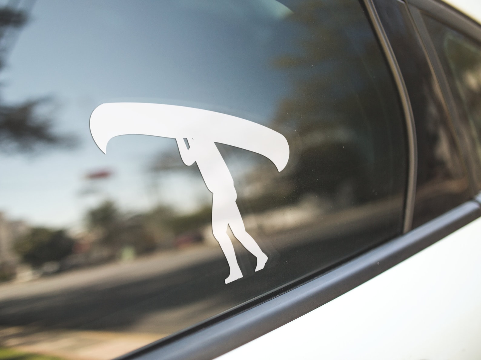 Canoe Sticker Decal / Laptop Sticker Decal / Car Sticker Decal / Bottle ...