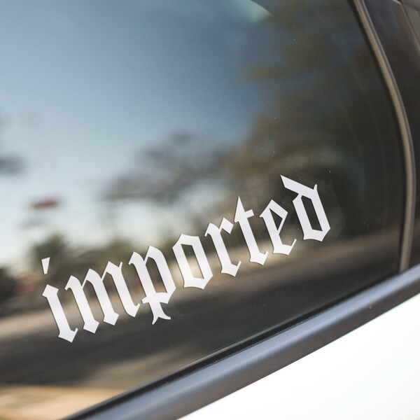 Immigration Decal - Etsy