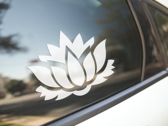 Lotus Flower Decal / Lotus Sticker / Meditate / Meditation / | Etsy
