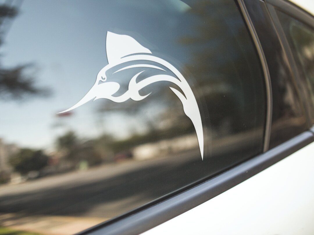 Swordfish Decal / Marlin Decal / Swordfish Sticker / Marlin Sticker ...