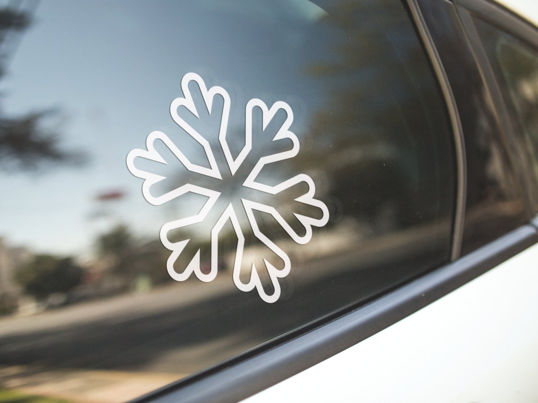 Snow Snowflake Decal Sticker / Car Decal / Laptop Decal / Car Sticker ...
