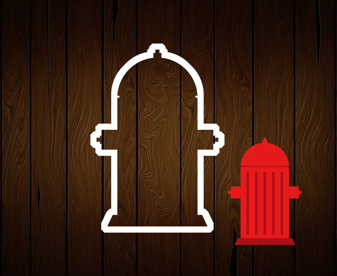 Fire Hydrant Cookie Cutter Firefighter Cookie Cutter Red - Etsy