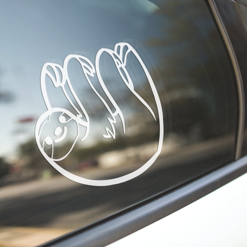 Sloth Decals - Etsy