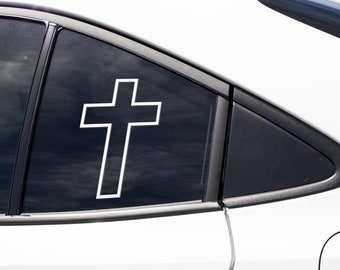 Jesus Decal Christian Car Sticker, Vinyl Lettering, Window, Mug, Coffee ...