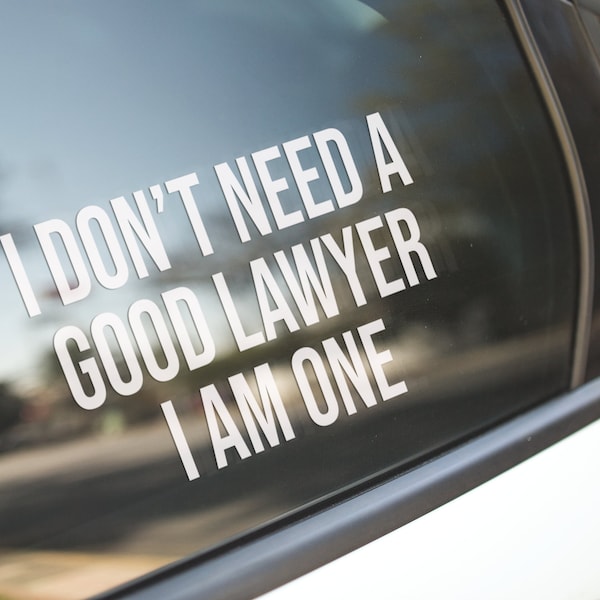 Lawyer Decal - Etsy