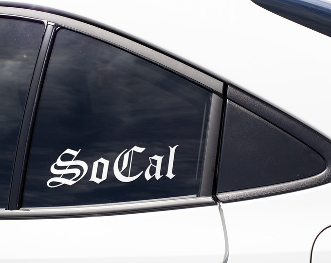 Compton California Old English Vinyl Decal Sticker CPT Socal Cali Los ...