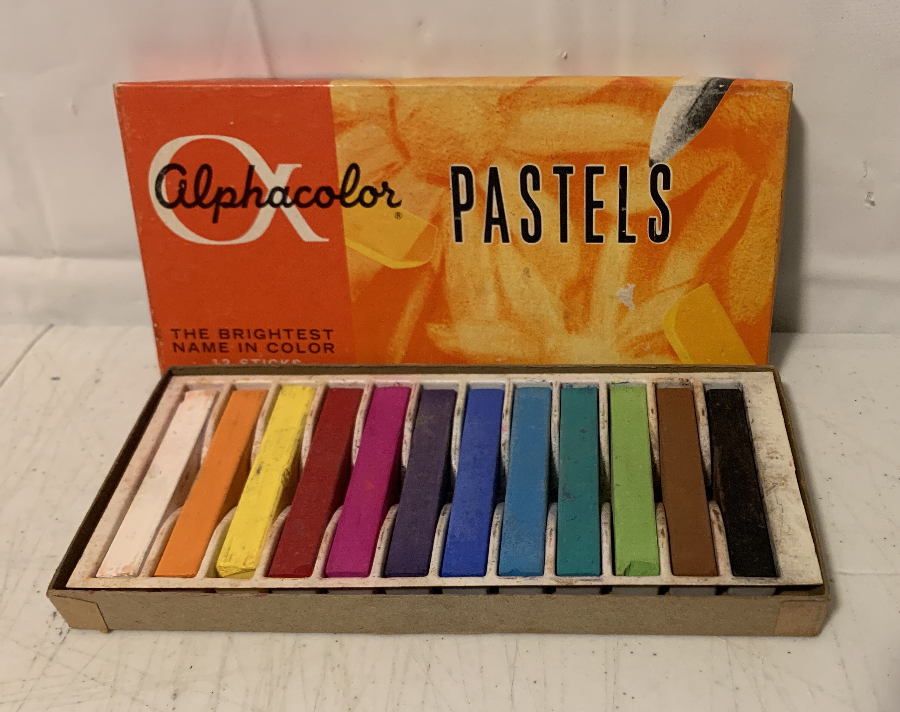 Vintage Weber Costello Alphacolor Square Artist Pastels 12 - Etsy