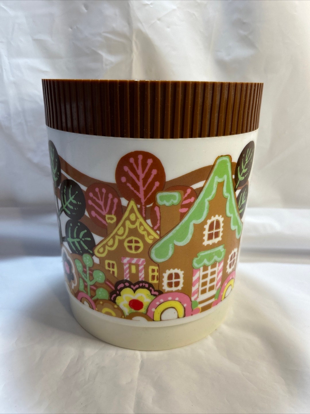 Vintage Melamine Plastic Gingerbread Cookie Jar Container CE4 - Etsy