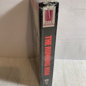 The Running Man (VHS, 1987) Arnold Schwarzenegger, Stephen King VESTRON ...