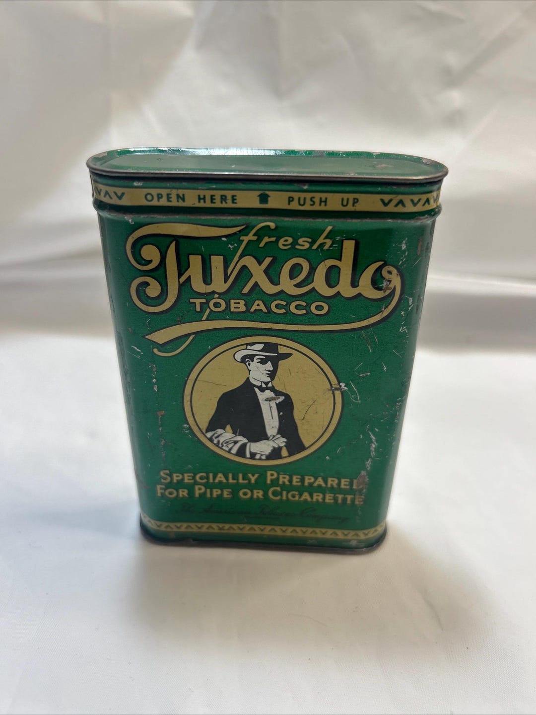 TUXEDO Pocket Tin Vintage Pipe Cigarette Tobacco, Empty Tin Box J00 - Etsy