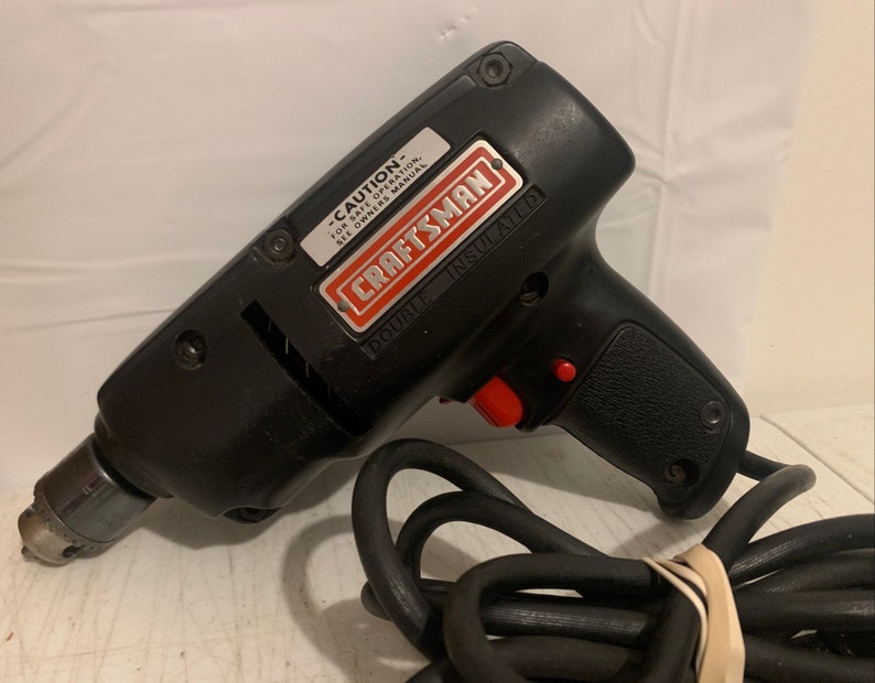 Vintage Sears Craftsman 1/4 Inch Electric Drill Model 31511410 G0 - Etsy