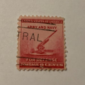 Vintage 1940 U. S. for Defense Postage Stamp - Etsy