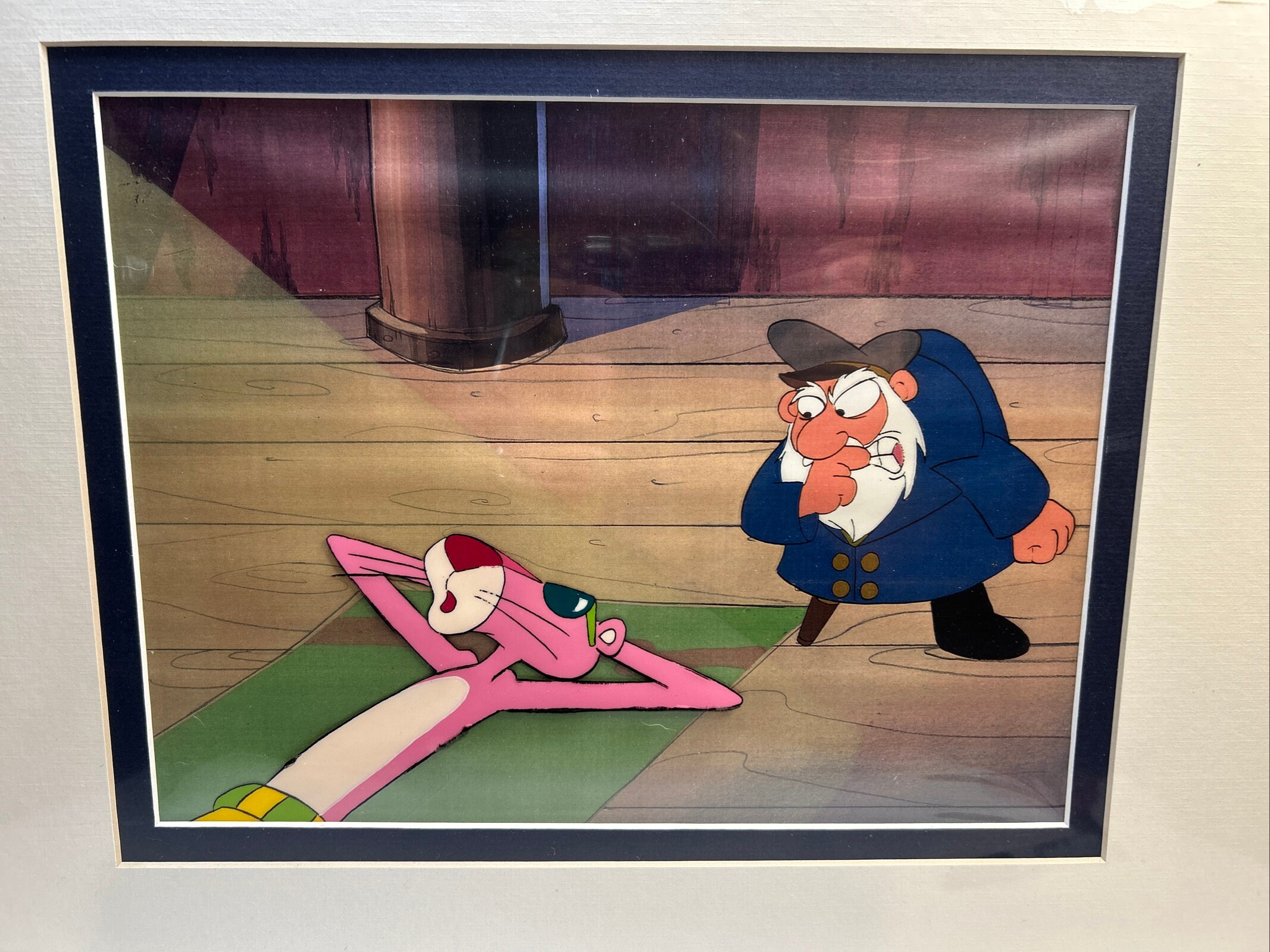 Pink Panther Evil Boat Capt 1999 Original Animation Cel COA - Etsy