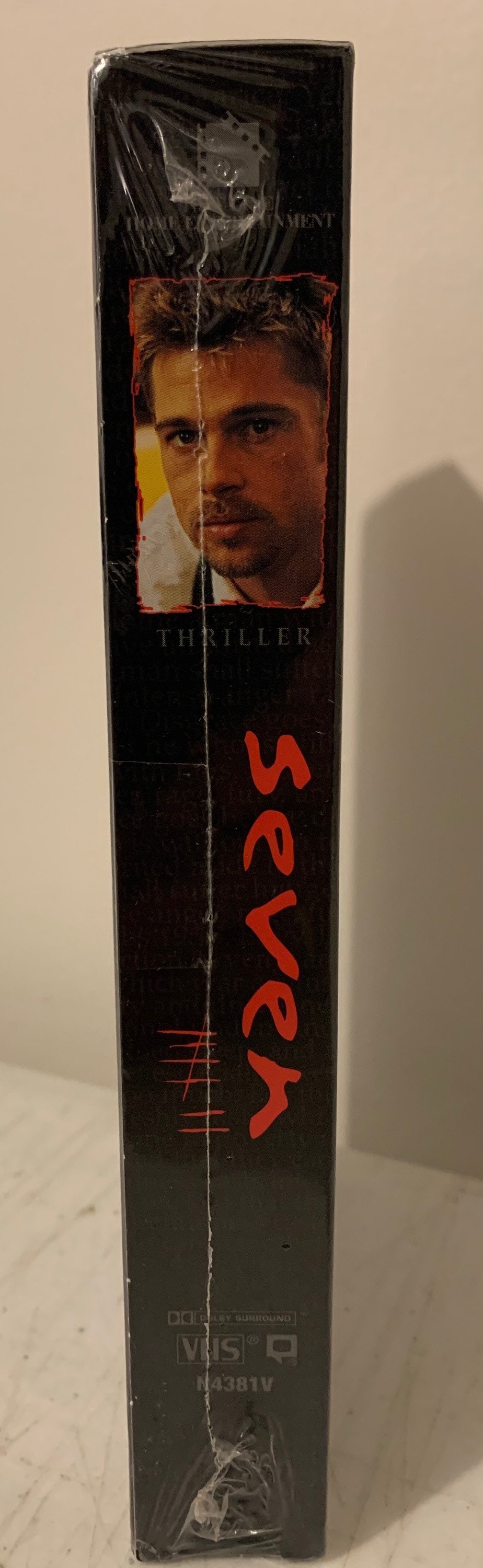 Seven VHS 1996 New Tape Brad Pitt Morgan Freeman BO200 | Etsy