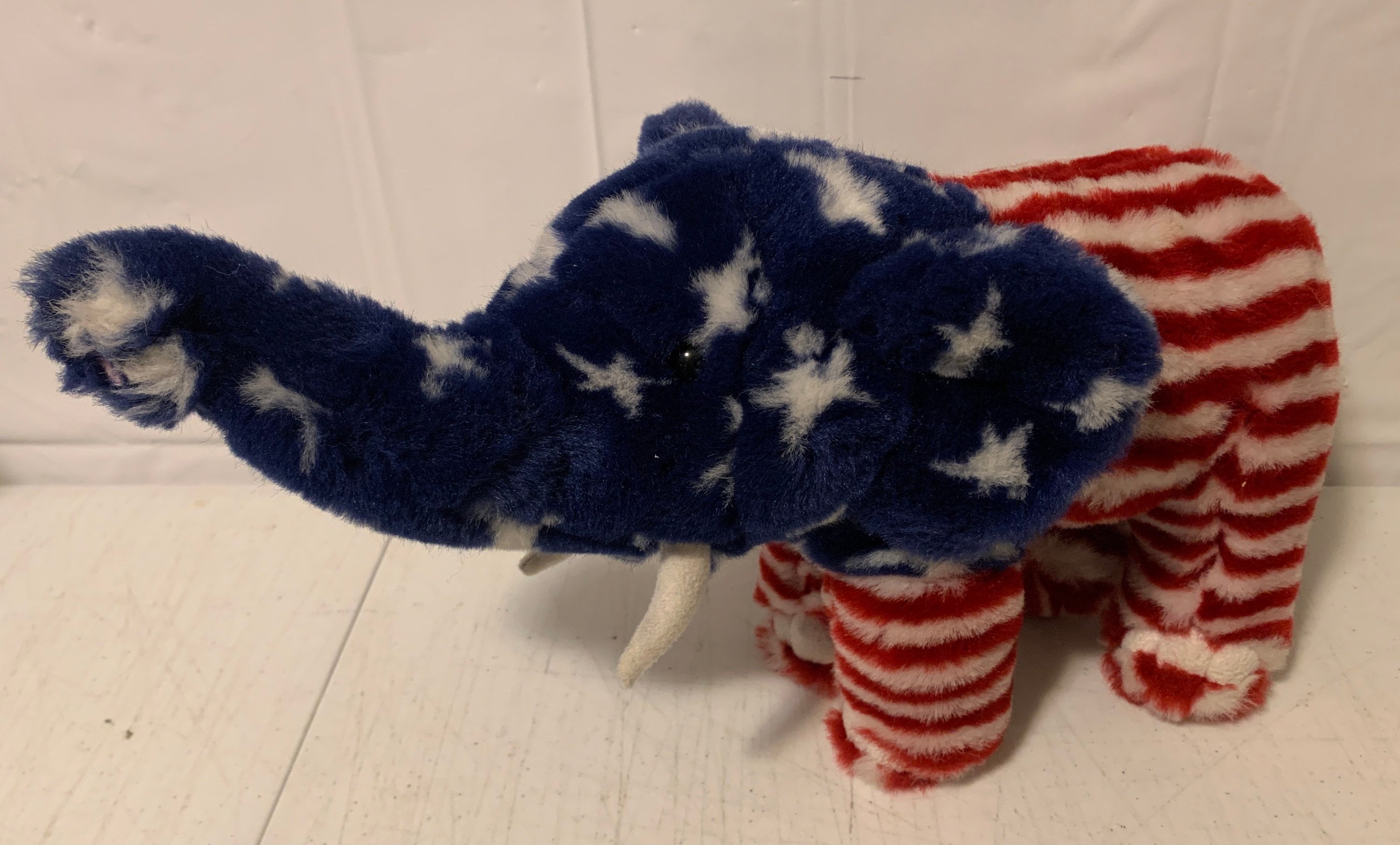 Vintage the Petting Zoo Red Flag Design Elephant Plush PL300 - Etsy ...