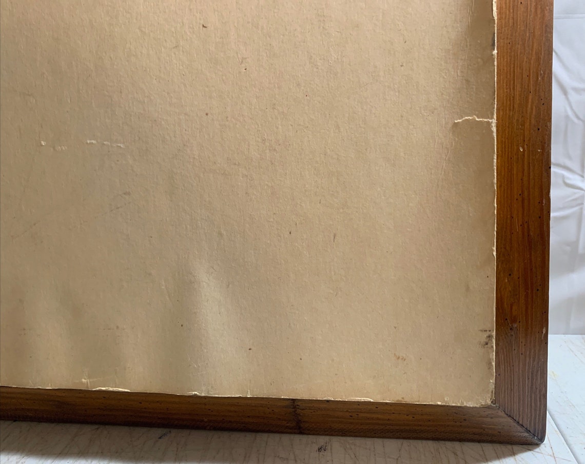 Adolf Sehring Lithograph A Day at the Beach Art Print 1975 Framed ...