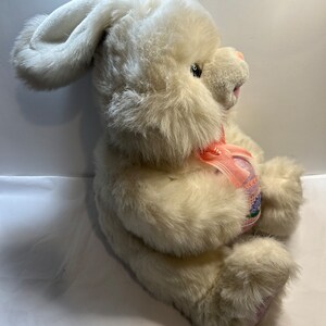 Vtg Easter Bunny Rabbit Plush Hoppy Hopster Egg Ribbon Dan Dee TB ...