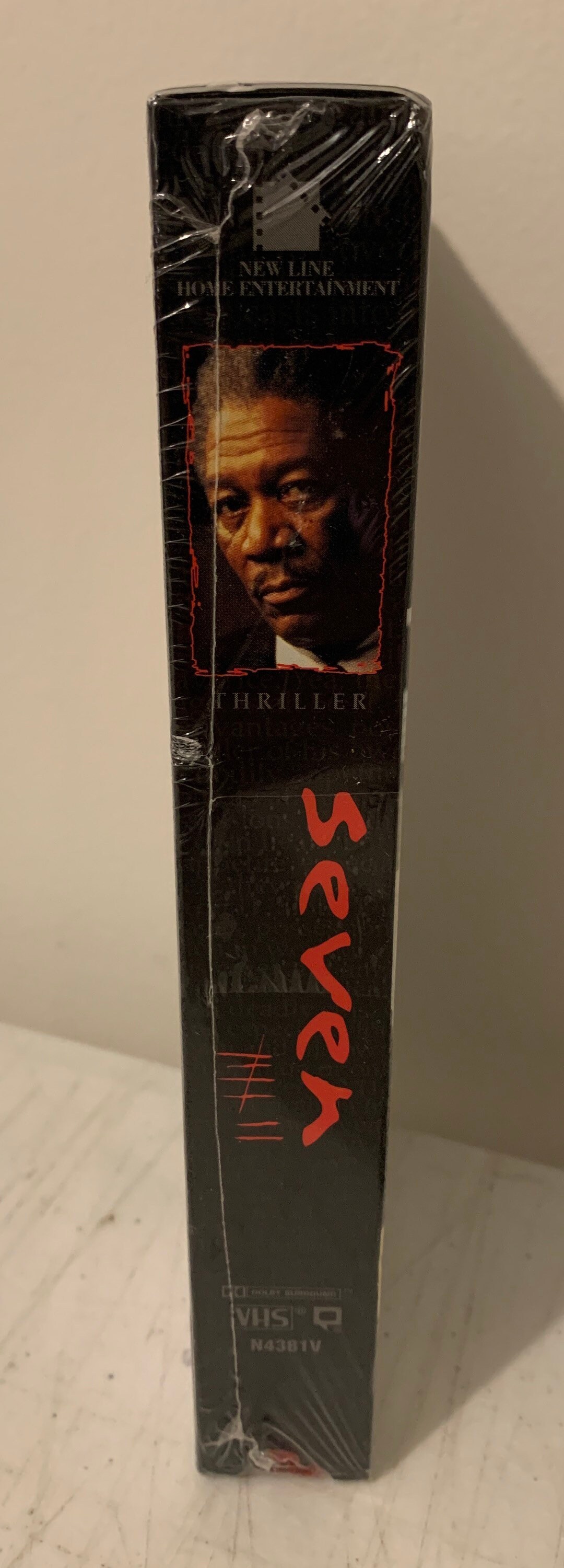 Seven VHS 1996 New Tape Brad Pitt Morgan Freeman BO200 | Etsy