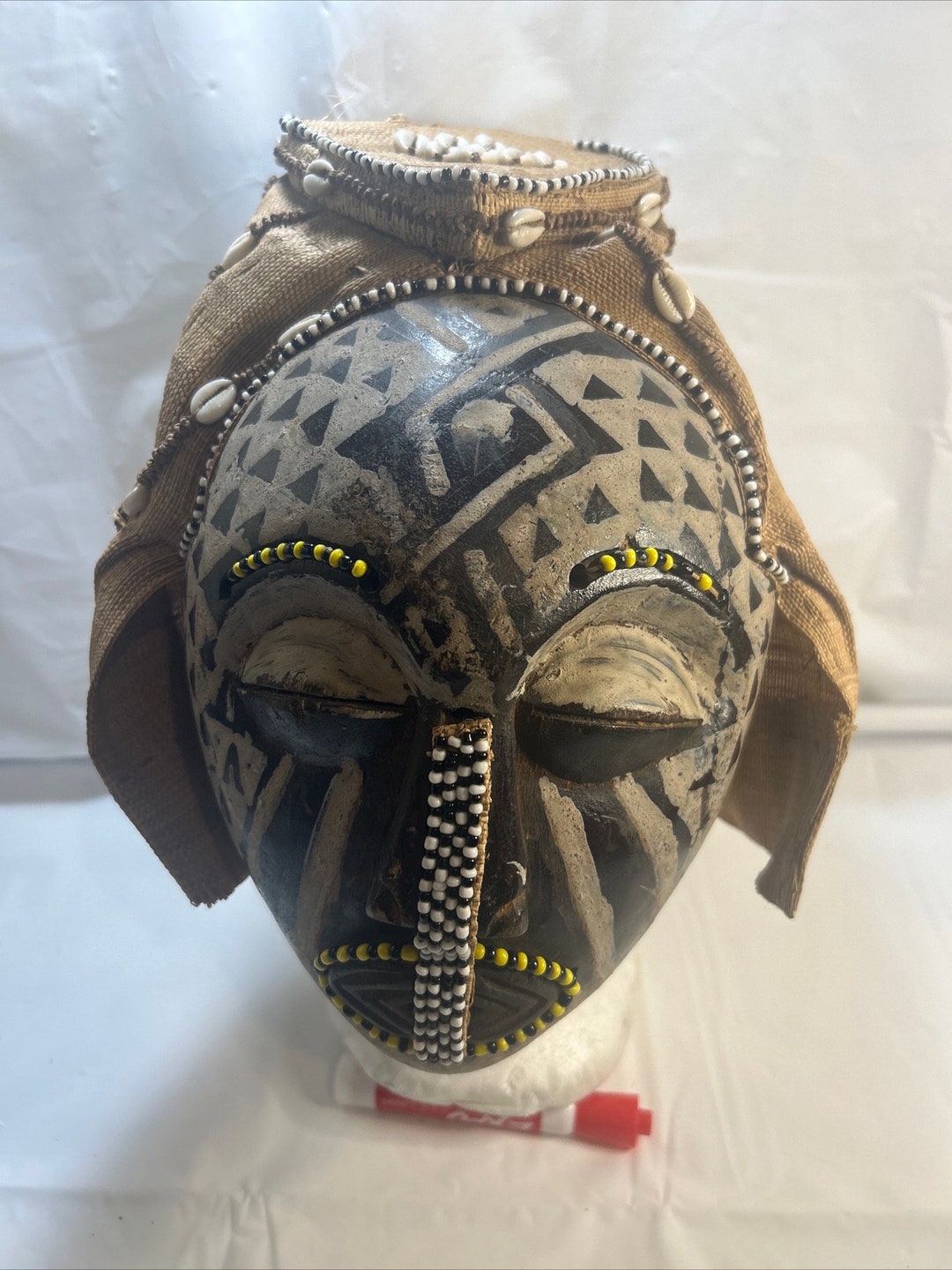 Vintage Kuba Ngaady a Mwaash African Helmet Congo Tribal Mask K4 - Etsy