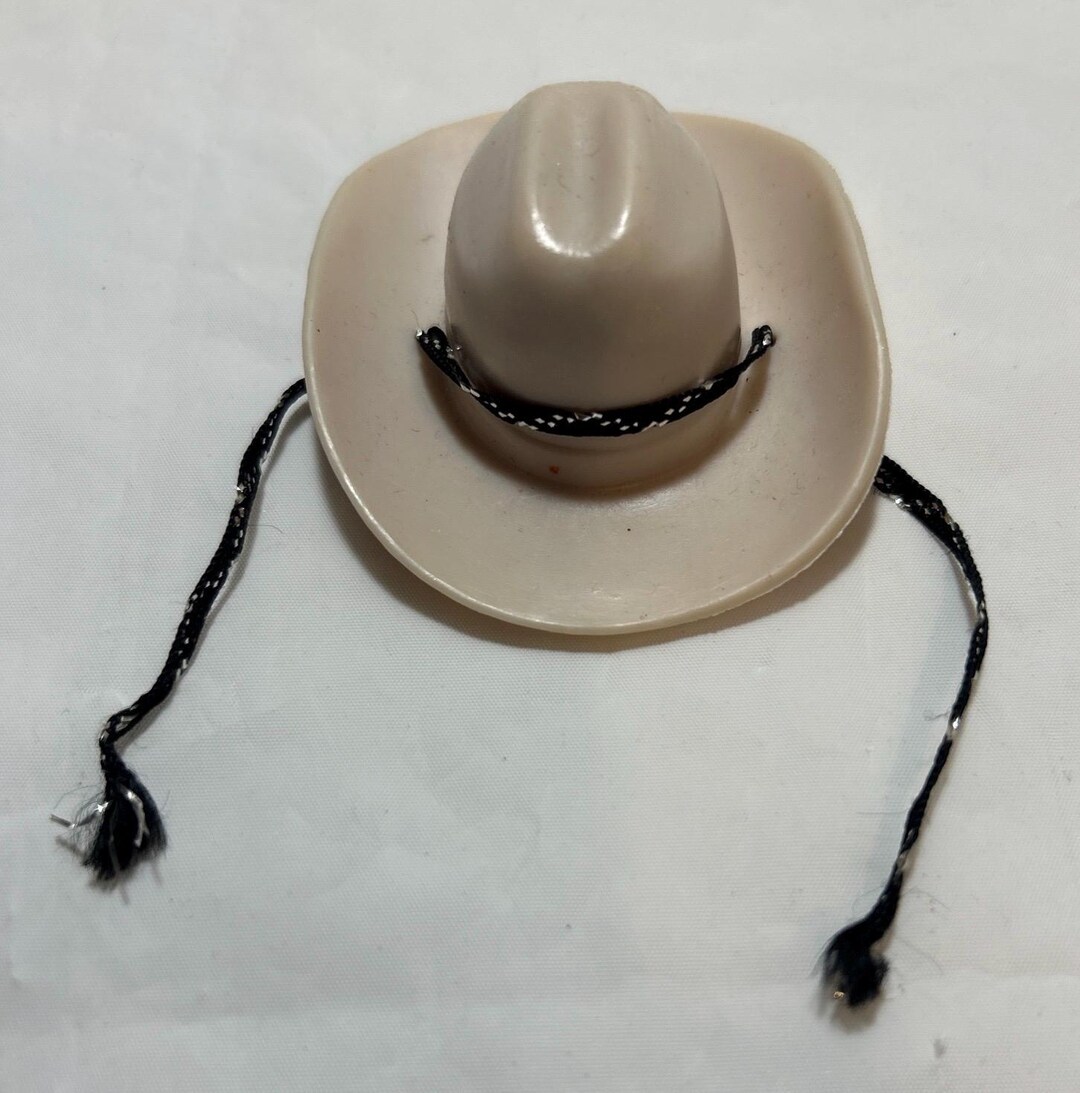 Vintage Barbie White Cowgirl Hat Cowboy Winking 80s Superstar With ...