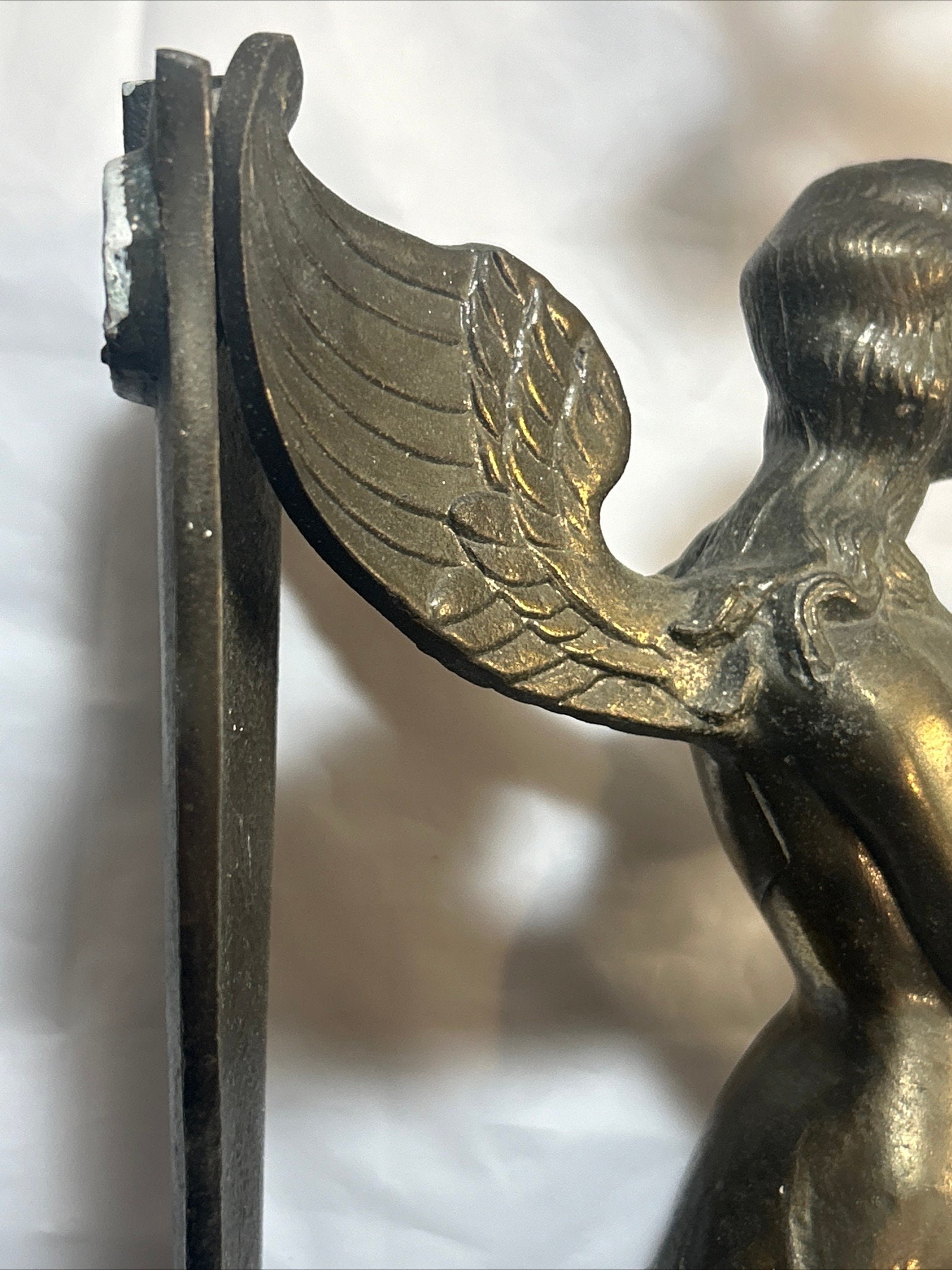 Vintage Bronze Winged Angel Goddess Mermaid Wall Scone Only One CE13 - Etsy