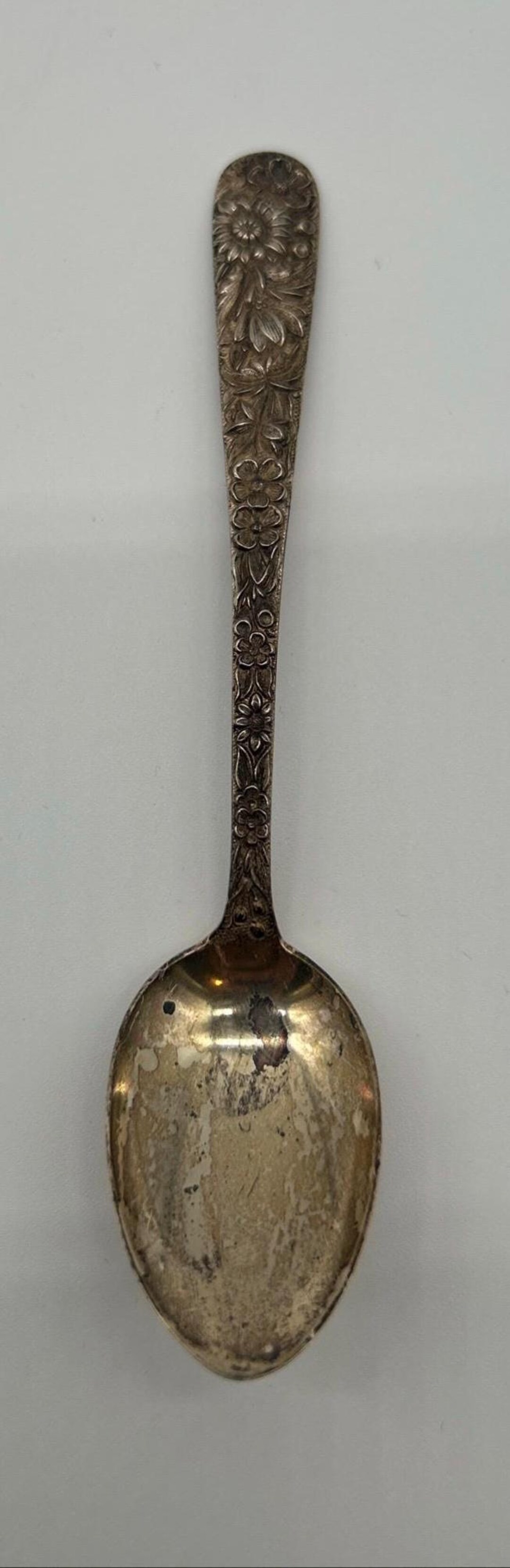Vintage Stieff H Sterling Silver 925 Rose Flower Pattern Spoon A1 - Etsy