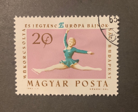 Vintage Hungary Magyar Posta 20 Cent Used Postage Stamp - Etsy
