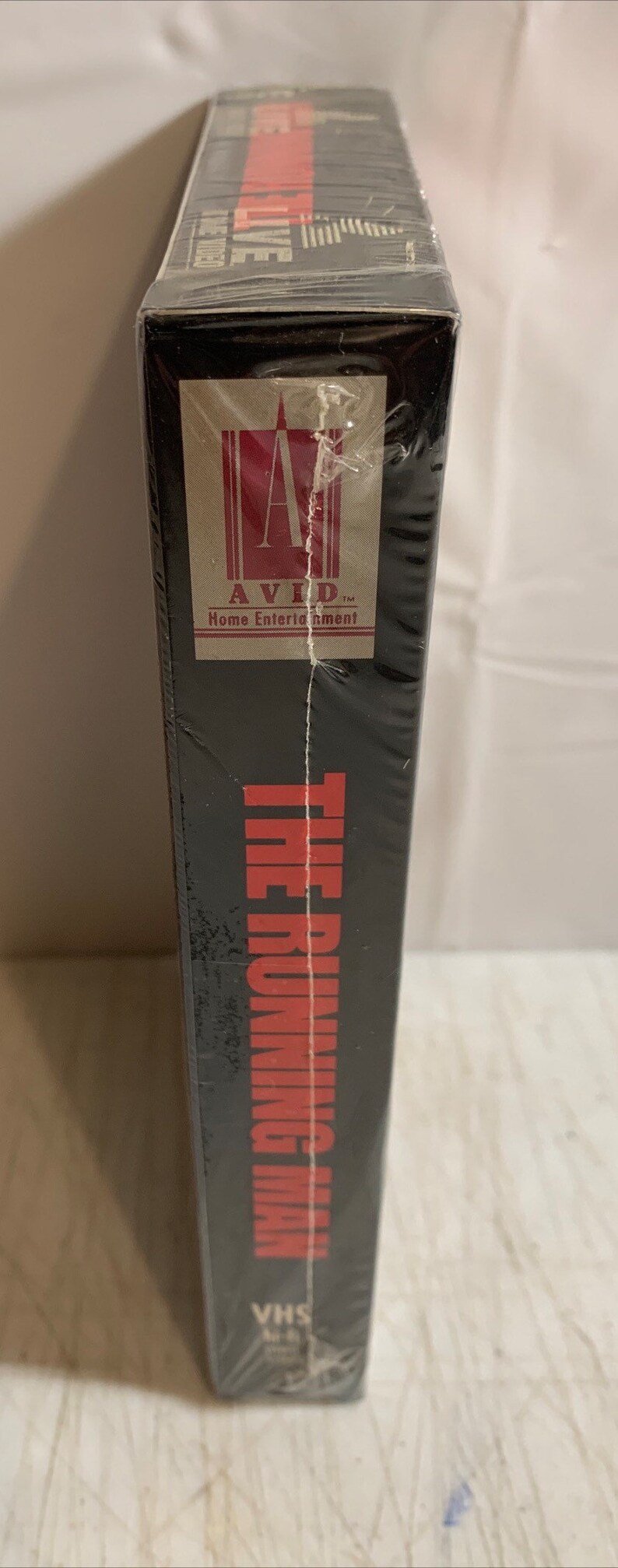 The Running Man VHS, 1987 Arnold Schwarzenegger, Stephen King VESTRON ...