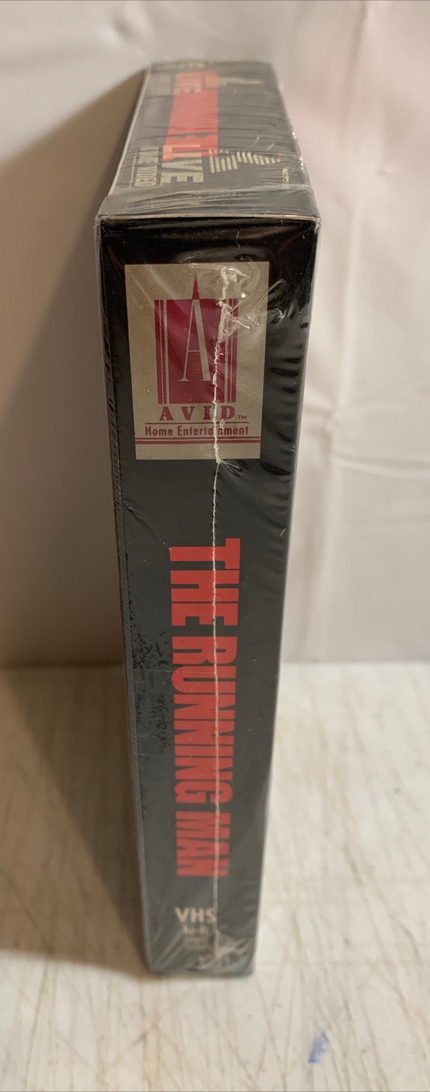 The Running Man VHS, 1987 Arnold Schwarzenegger, Stephen King VESTRON ...