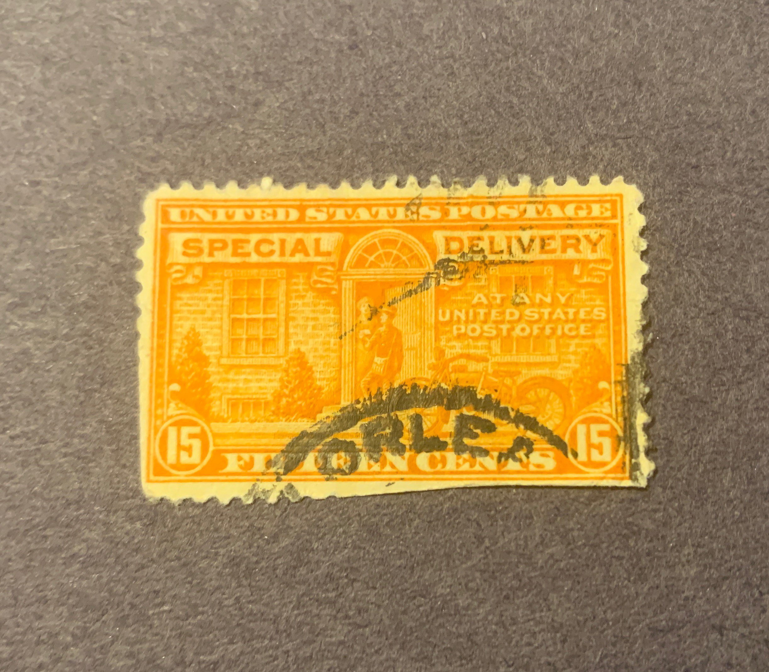 Vintage Used Special Delivery 15 Cent 1925 Postage Stamp - Etsy