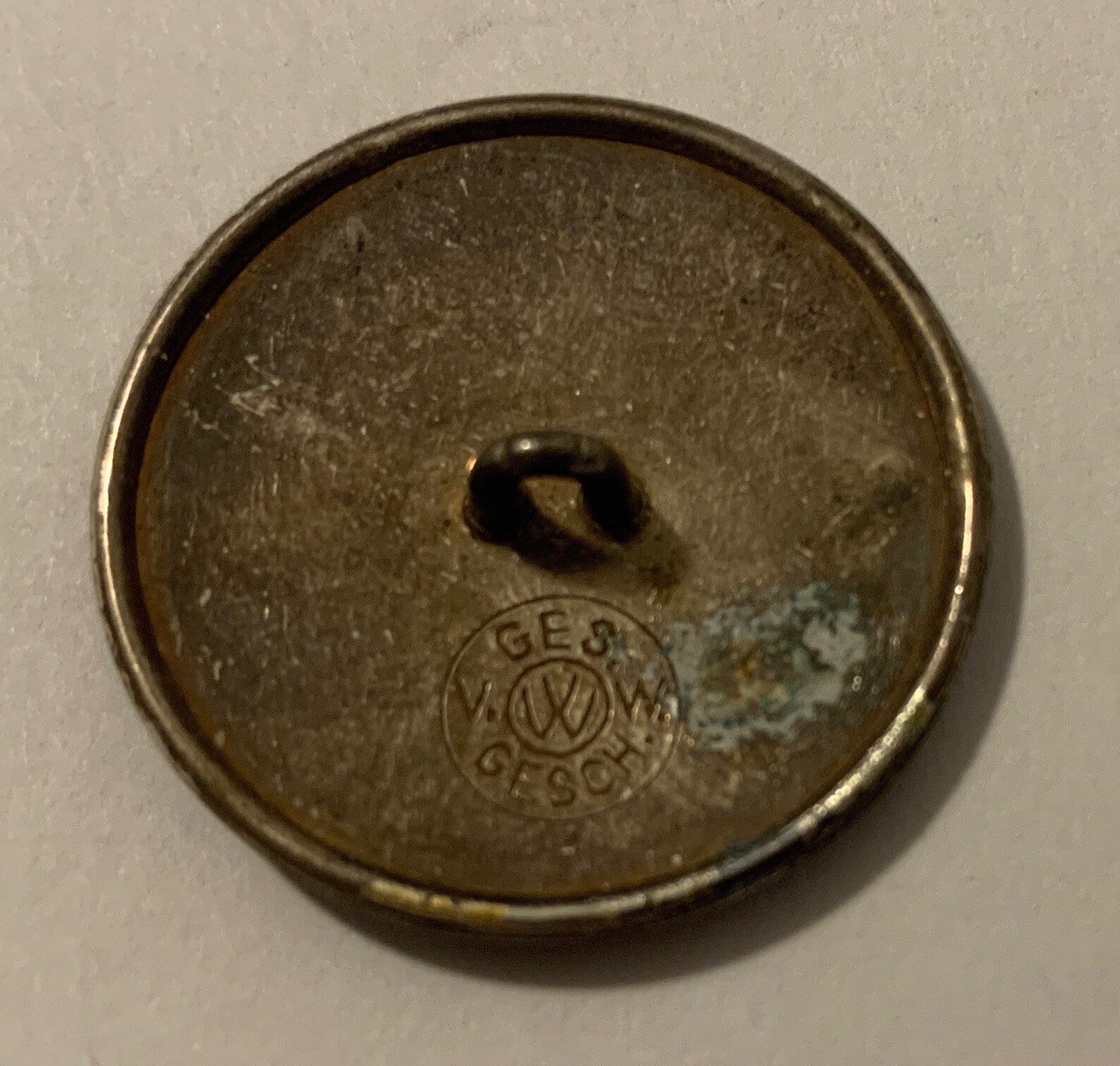 Vintage Ges V W Gesch Metal Knight on Horse Garment Button - Etsy
