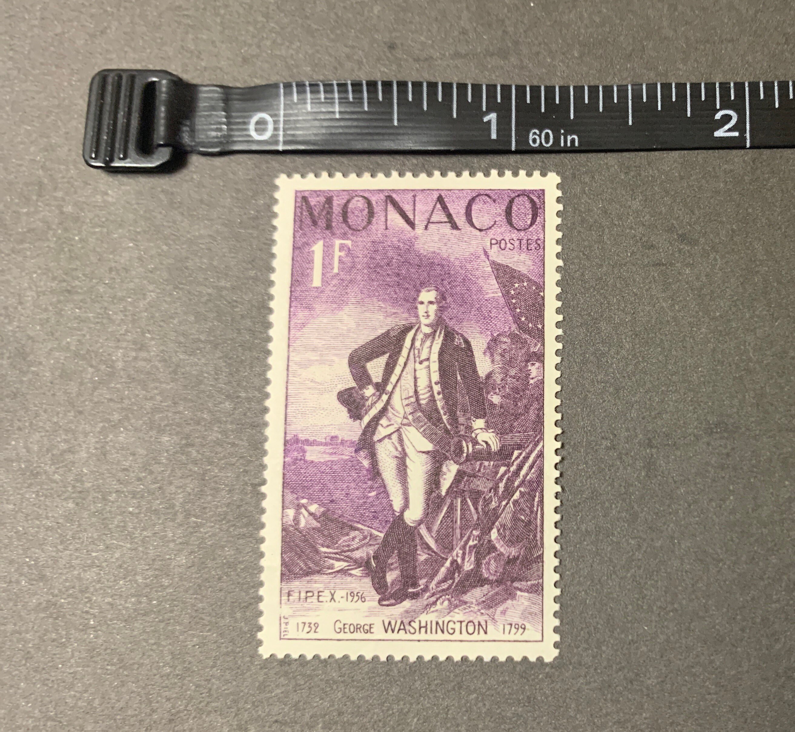 Vintage Monaco 1956 Used Postage Stamp - Etsy