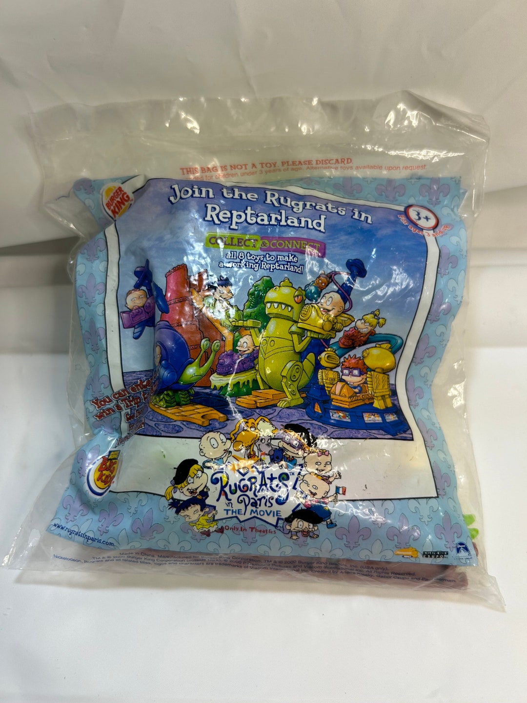 Burger King Toy 2000 Join the Rugrats in Reptarland New in Package B0 - Etsy