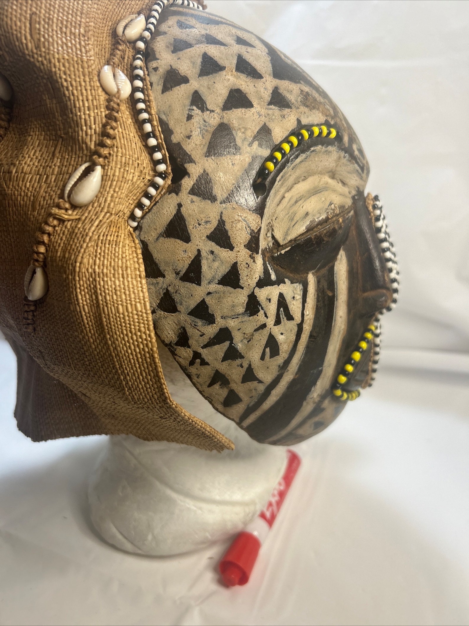 Vintage Kuba Ngaady a Mwaash African Helmet Congo Tribal Mask K4 - Etsy