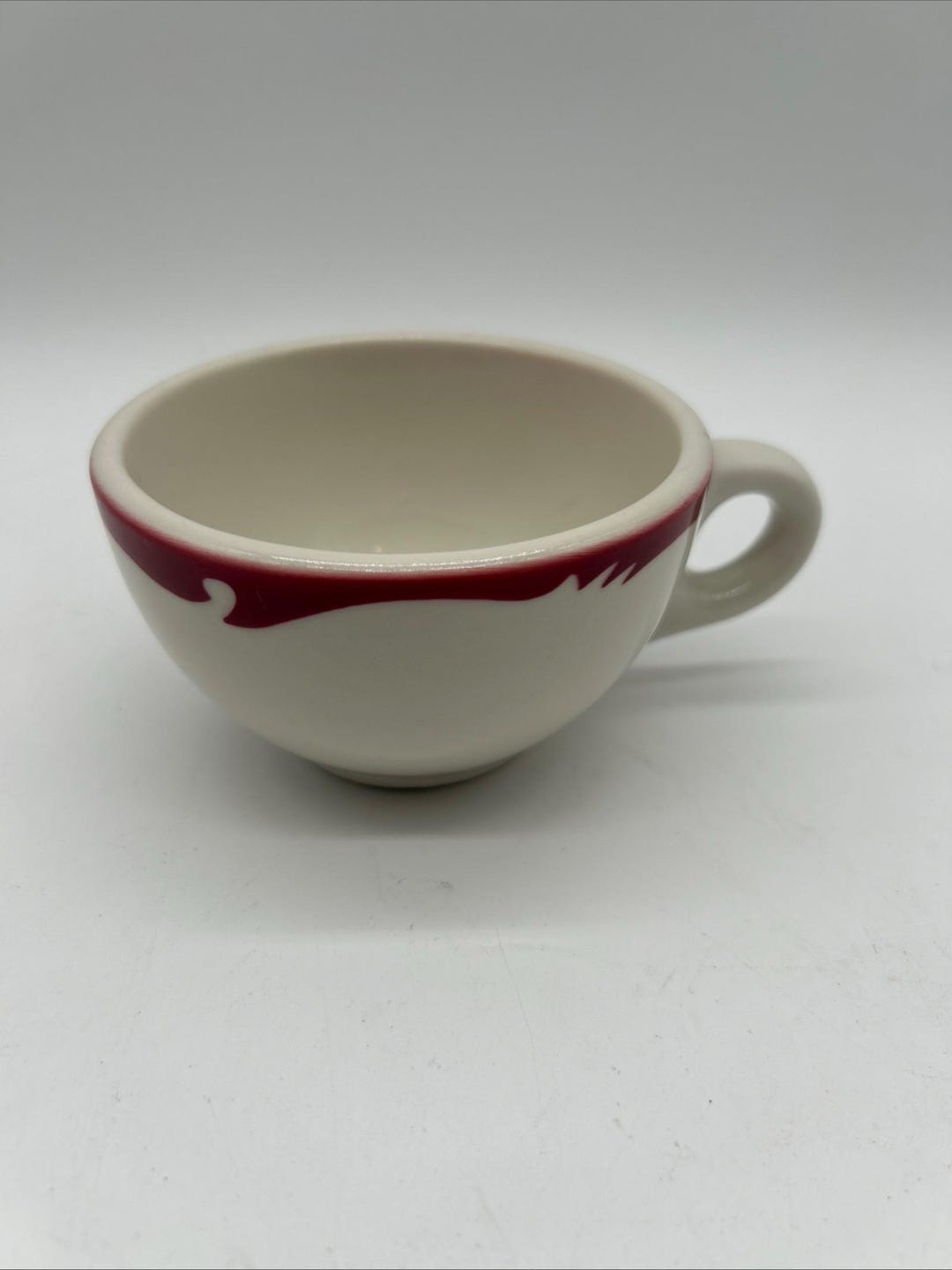 1950's Buffalo China Red Wave Restaurant Ware Coffee / Tea Cup - Etsy