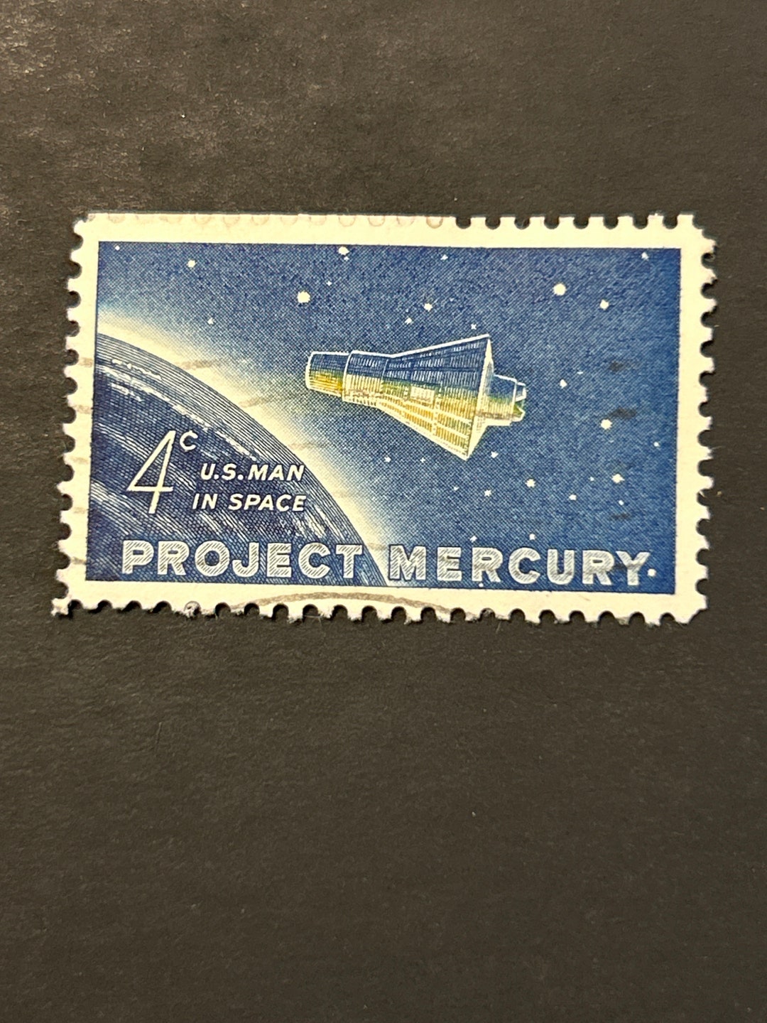 Vintage United States 1962 Project Mercury Used Postage Stamp - Etsy