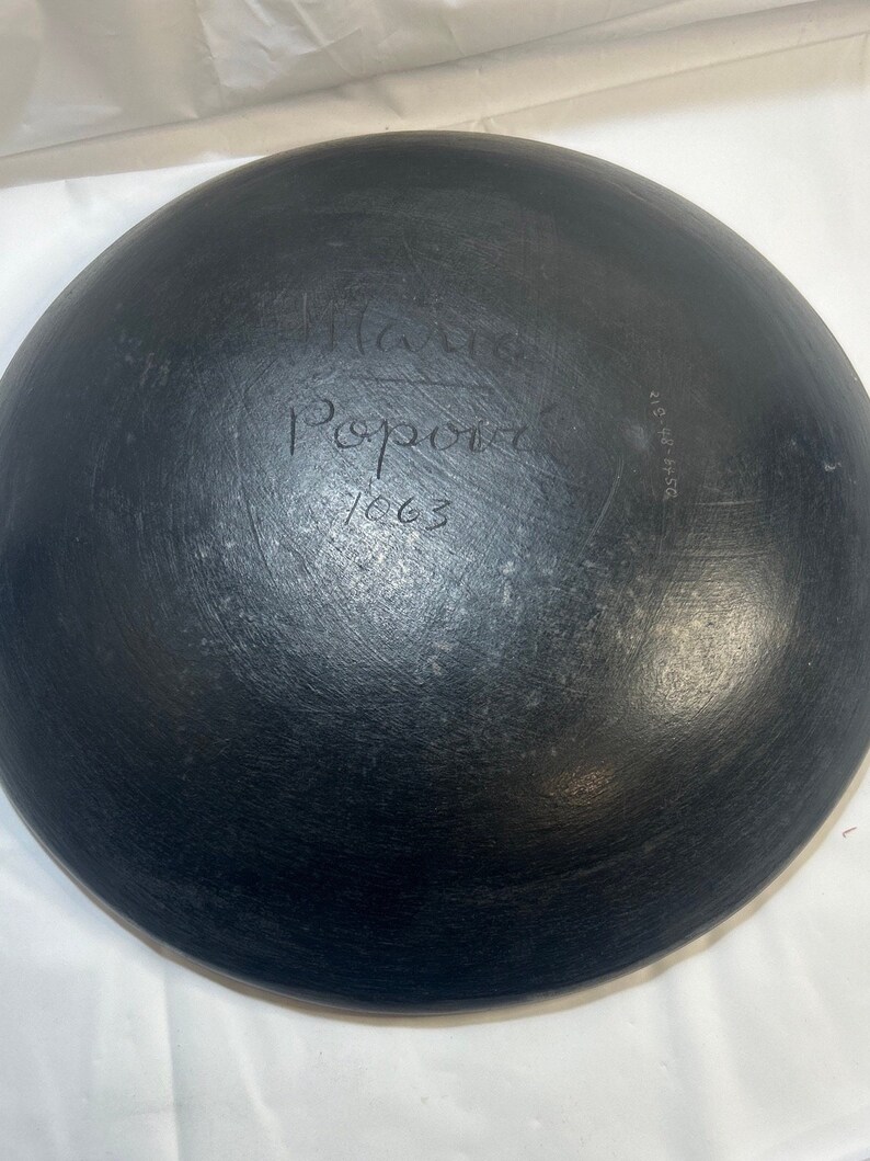 Maria Martinez and Popovi Da San Ildefonso Pueblo Avanyu Water Serpent ...