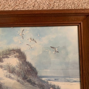 Adolf Sehring Lithograph A Day at the Beach Art Print 1975 Framed ...