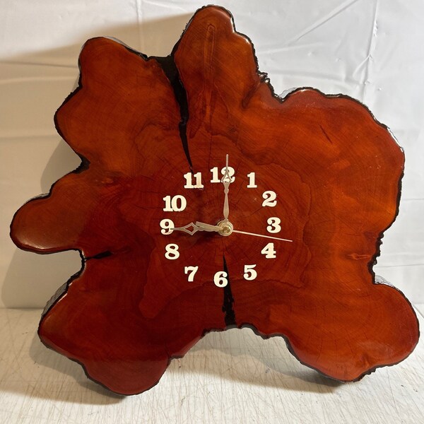 Vintage Wood Clock - Etsy