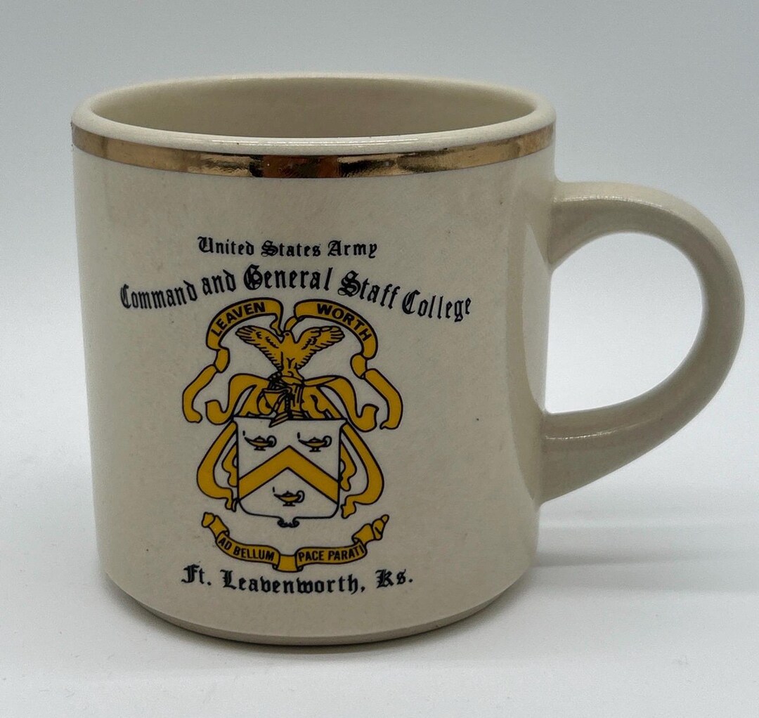US Army Command & General Staff College Vintage Coffee Cup Mug CO1 - Etsy