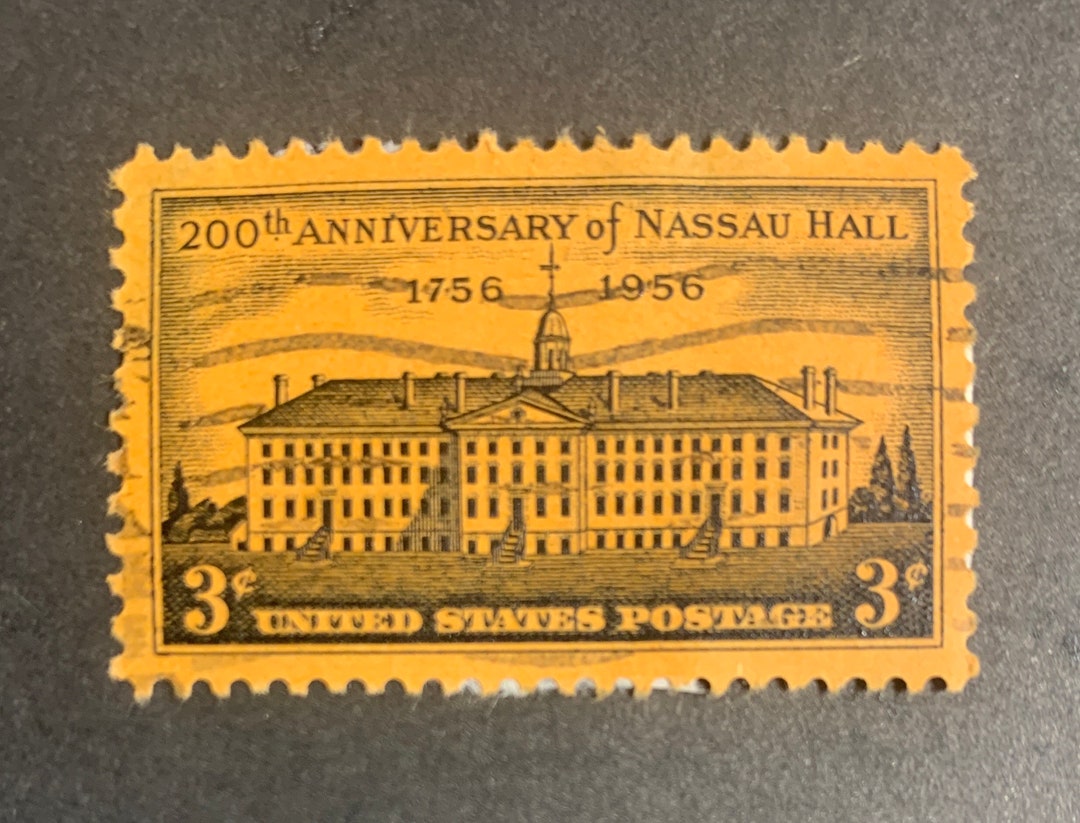 200th Anniversary of Nassau Hall US 3 Cent Used Stamp Single 1756 -1956 - Etsy