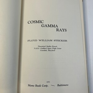 Vintage Cosmic Gamma Ray 1971 by Floyd Stecker - Etsy