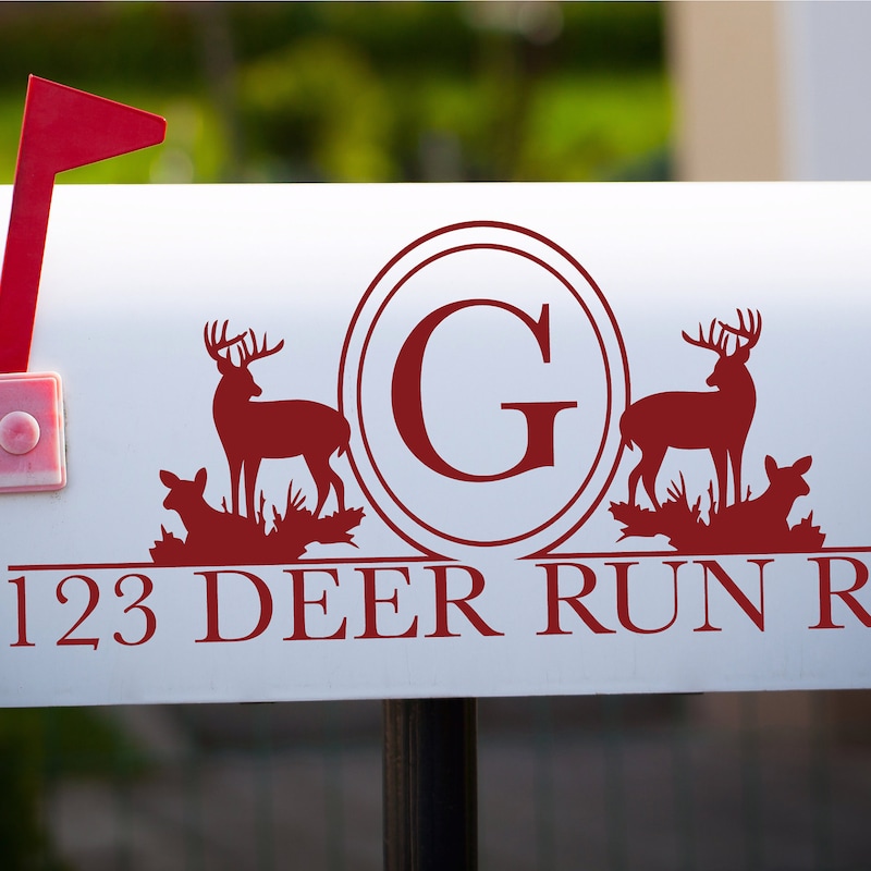 Mailbox Decals - Etsy