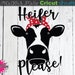 Heifer Please SVG Heifer SVG Cow With Bandana SVG Bandana Heifer Svg ...