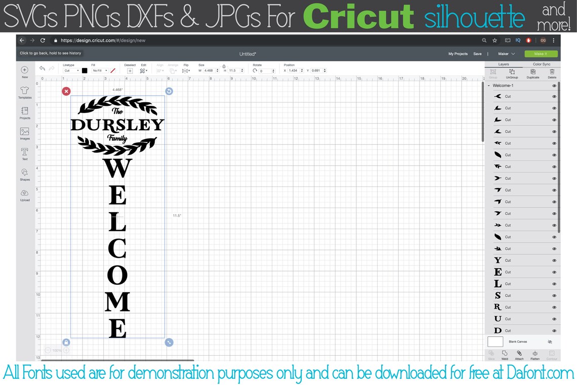 Welcome Sign SVG Welcome SVG Welcome SVG File Mailbox Decal Svg File ...