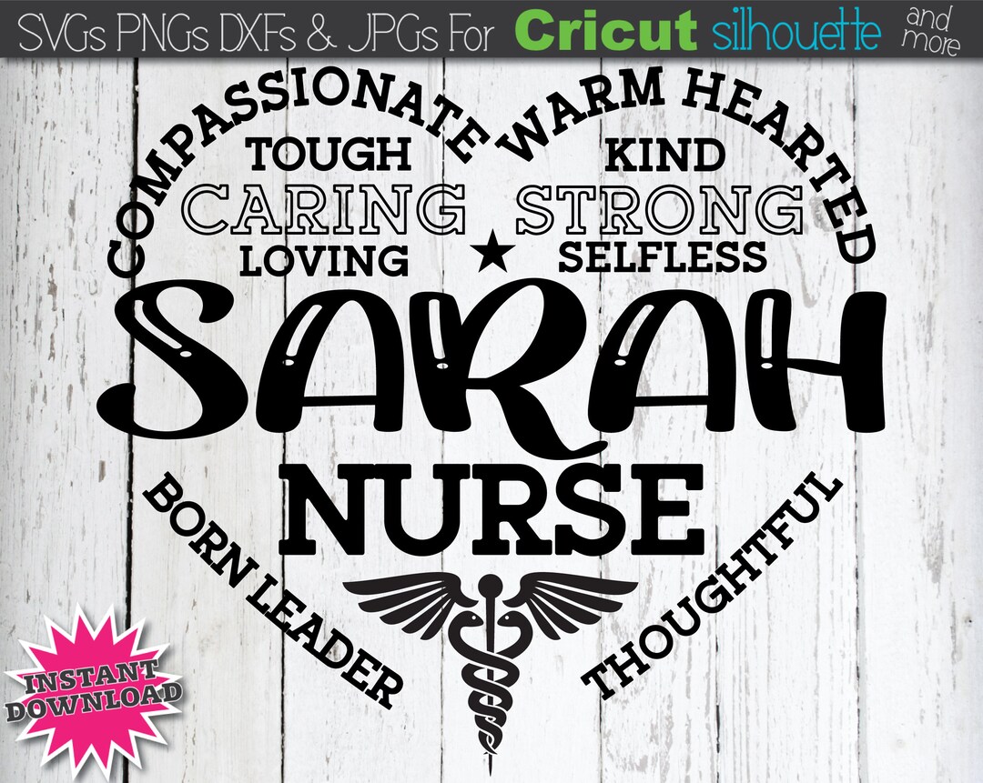 Nurse SVG Nurse Name SVG Essential Nurse Svg Nurse Stethoscope Svg ...