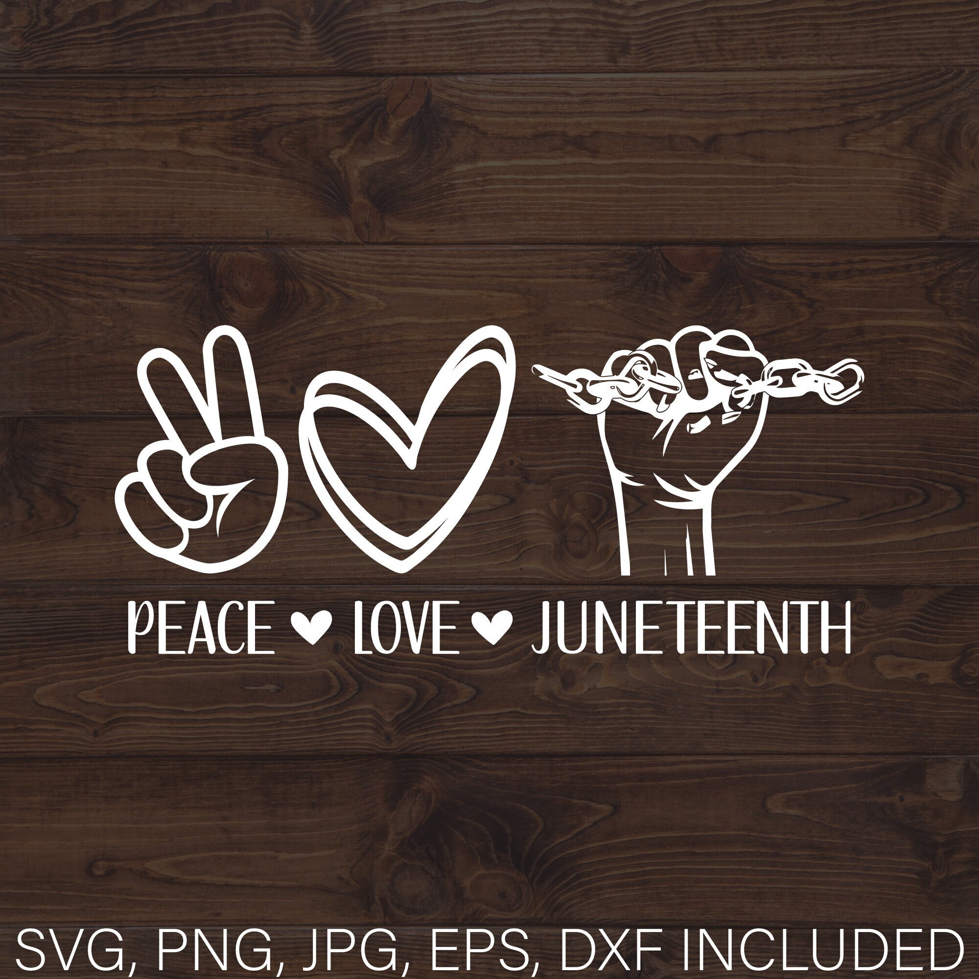 Collage Peace Love Juneteenth Black Pride Freedom independence Day svg ...
