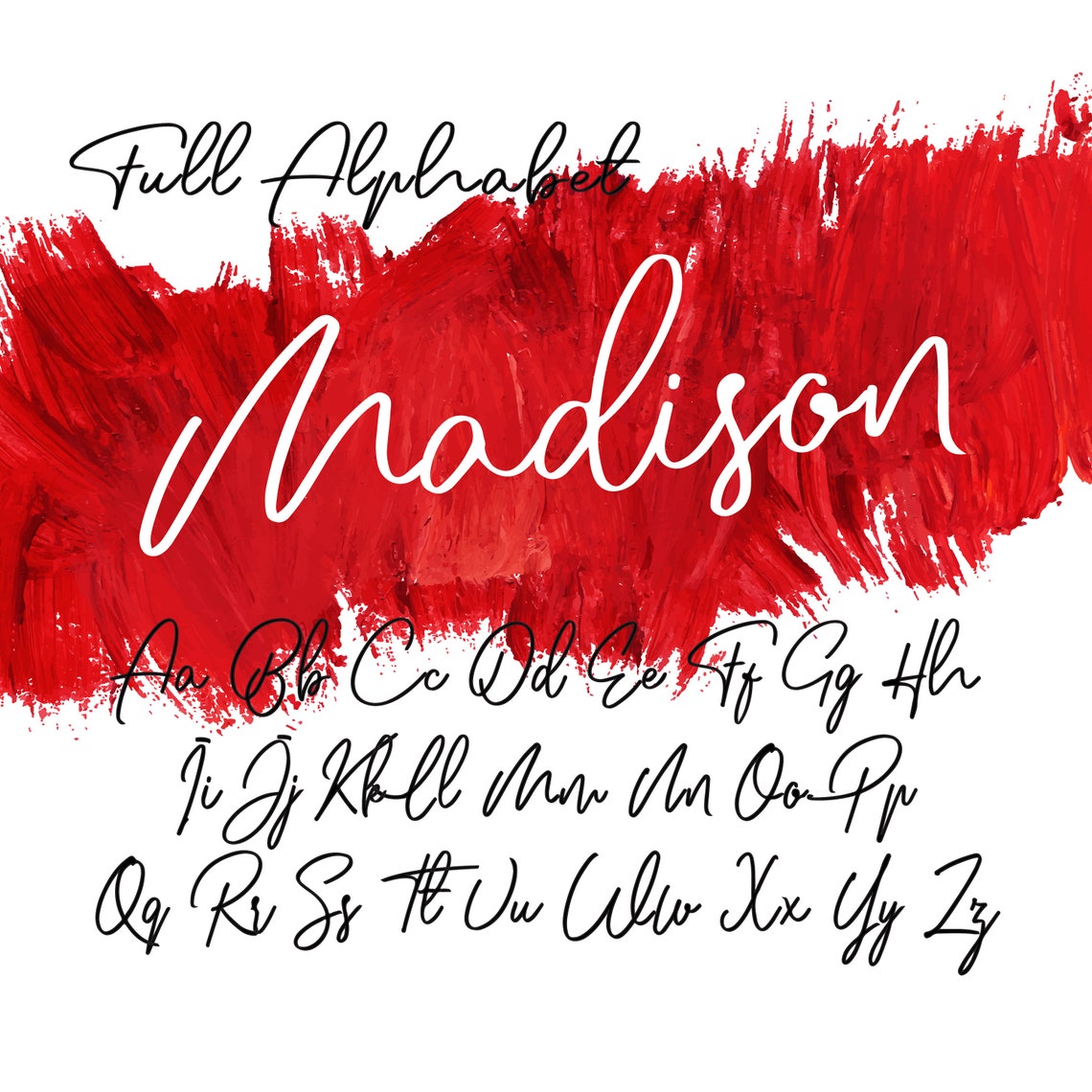 Complete Alphabet Cursive Font SVG Script Font SVG | Etsy