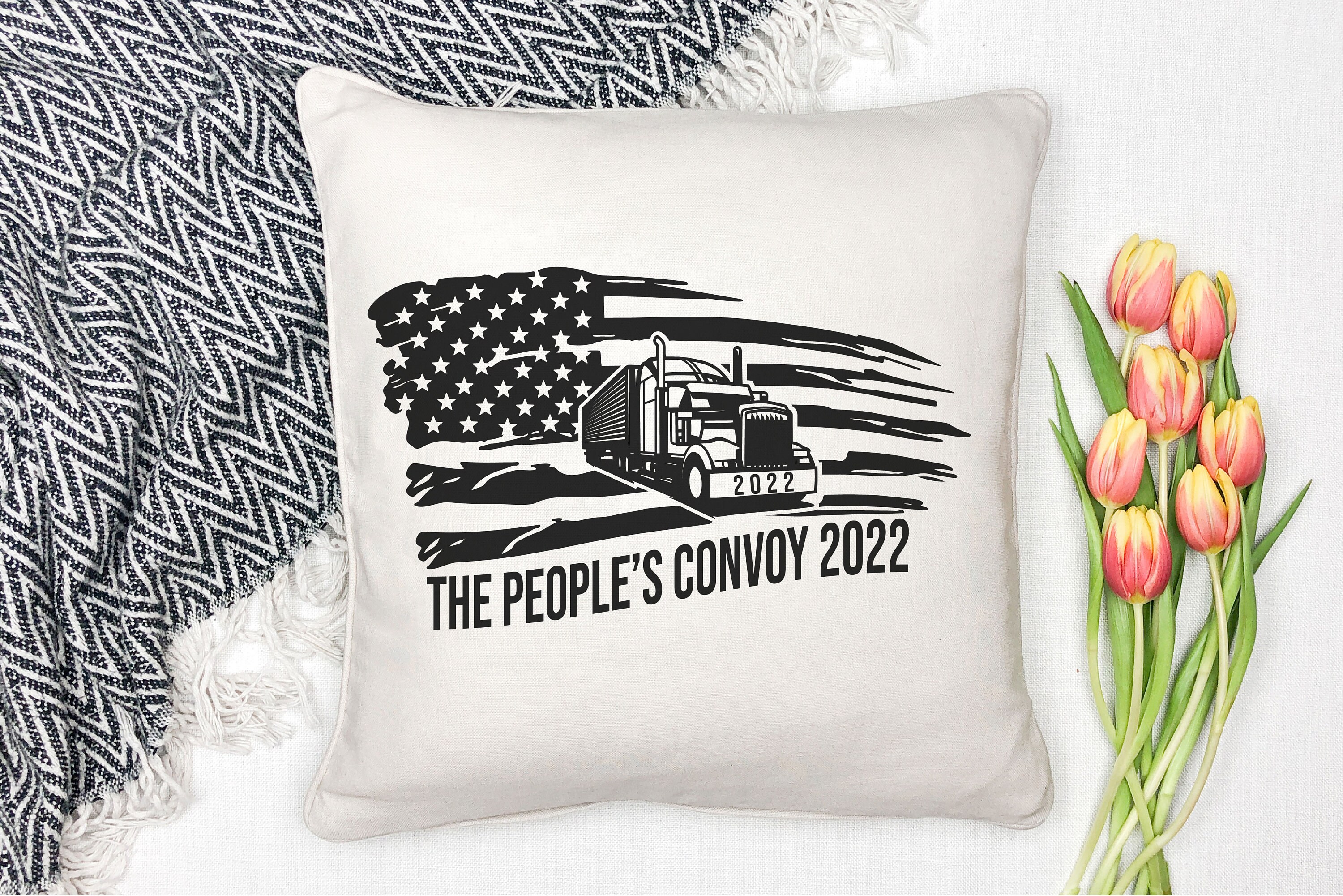 The Peoples Convoy SVG, Freedom Convoy 2022 Svg, Thank You Truckers Svg ...