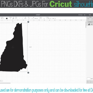 New Hampshire State SVG Files, New Hampshire Silhouette, Cricut Cut ...